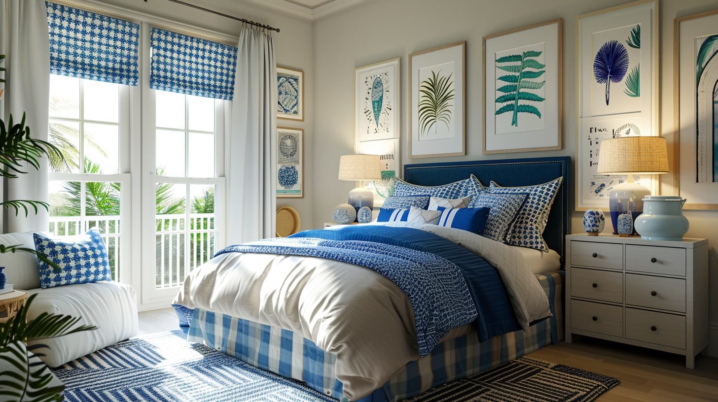 15 Coastal Preppy Bedroom Ideas for a Fresh Beachy Vibe - Home Collective